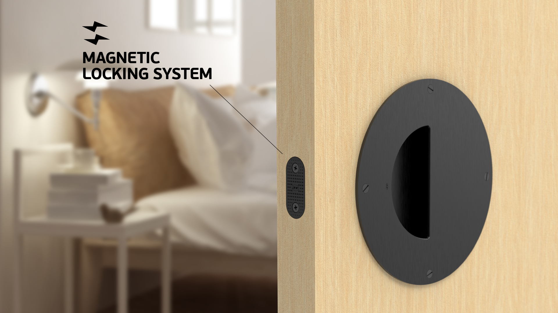 Magnetic Closing System | Innovative Locks | JNF - Architectural Hardware